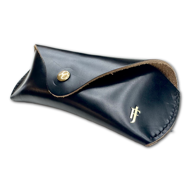 Jack Foster Sunglasses Case | Horween Chromexcel | Black