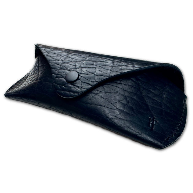 Jack Foster Sunglasses Case | Shrunken Bison | Black