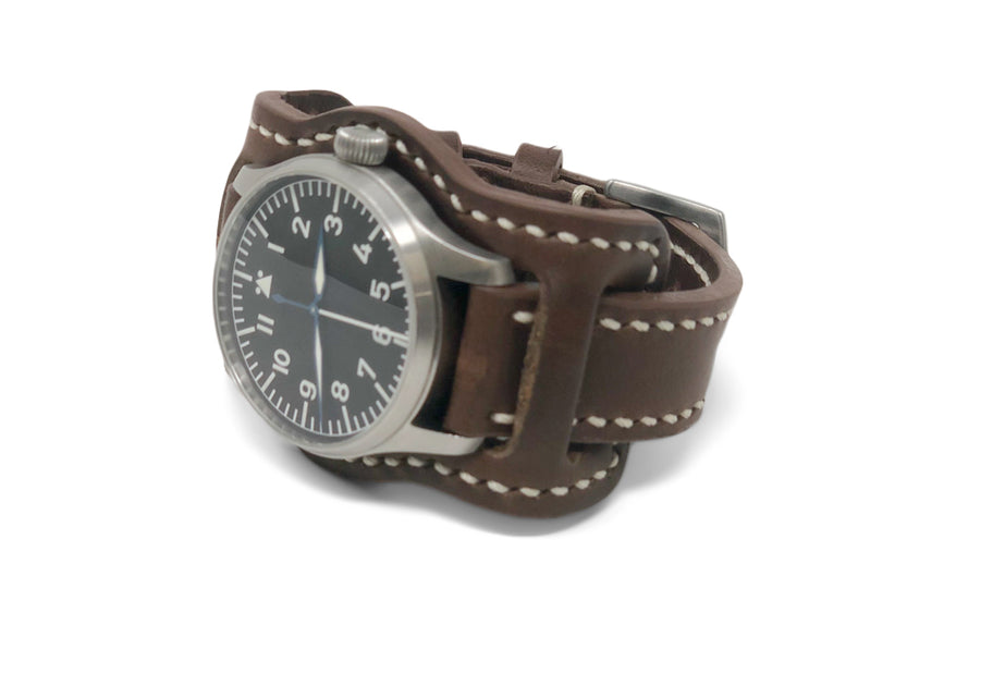 Brown Leather Watch Strap | Horween Leather | Fine Leather – Jack Foster