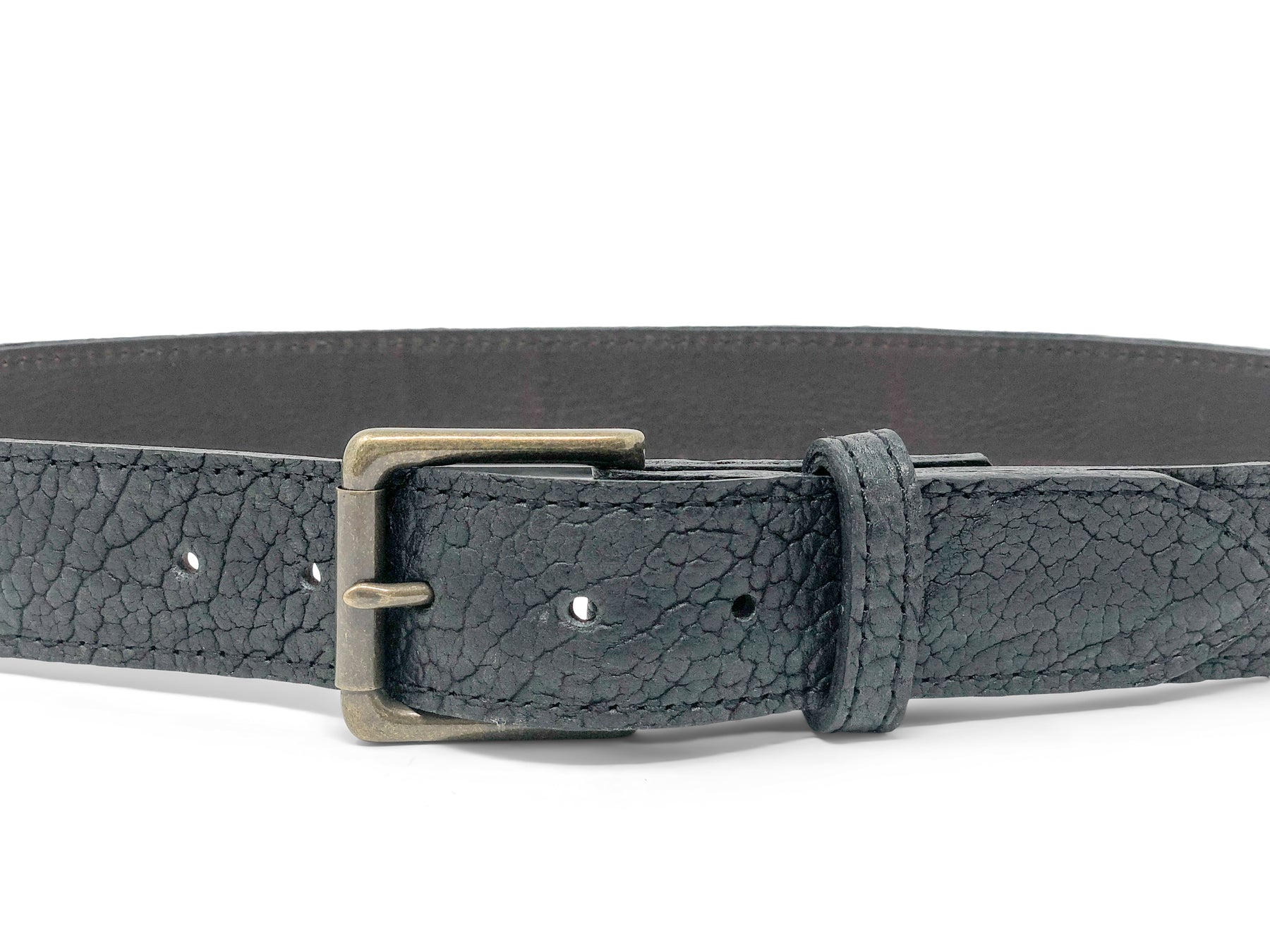 Black Leather Belt | Handcrafted Leather Belts | Bison Leather – Jack ...