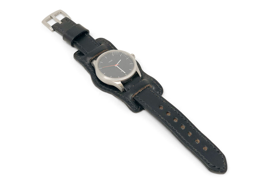 Black Leather Watch Strap | Horween Leather | Chromexcel – Jack Foster